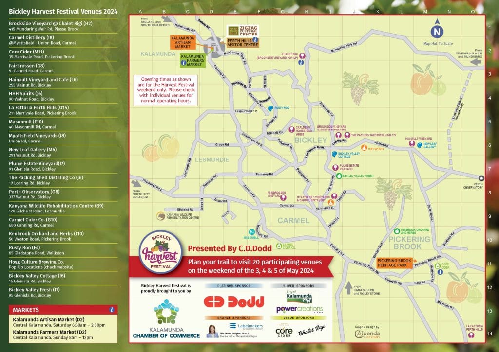 Bickley Harvest Festival – Just 35 minutes from Perth, the Bickley ...