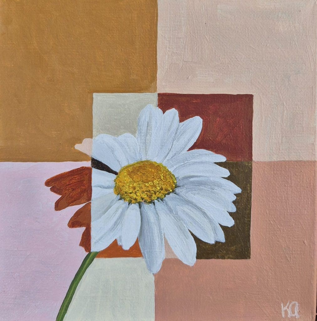 Daisies in Acrylic with Kate Allen @ MyattsField - Bickley Harvest Festival